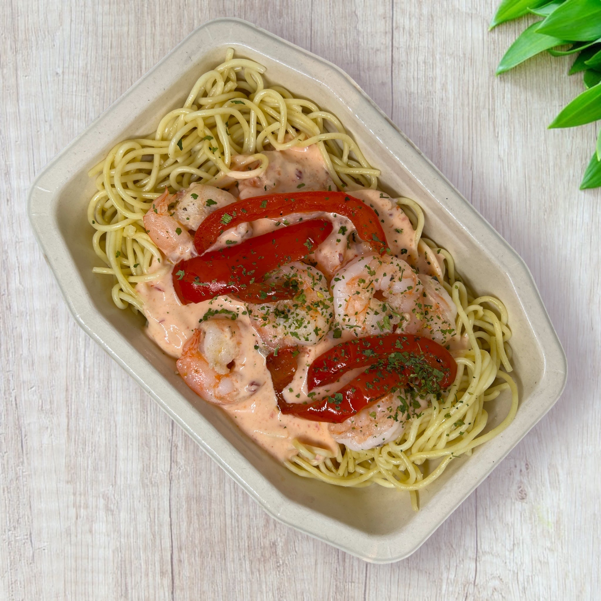Dynamite Shrimps Spaghetti – The Goody Foody