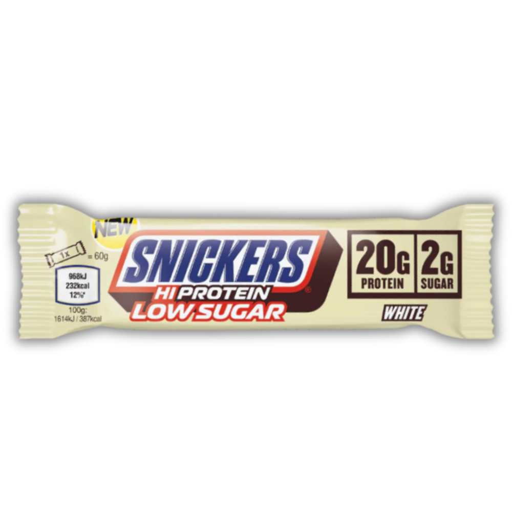 Snickers White Low Sugar High Protein Bar – The Goody Foody